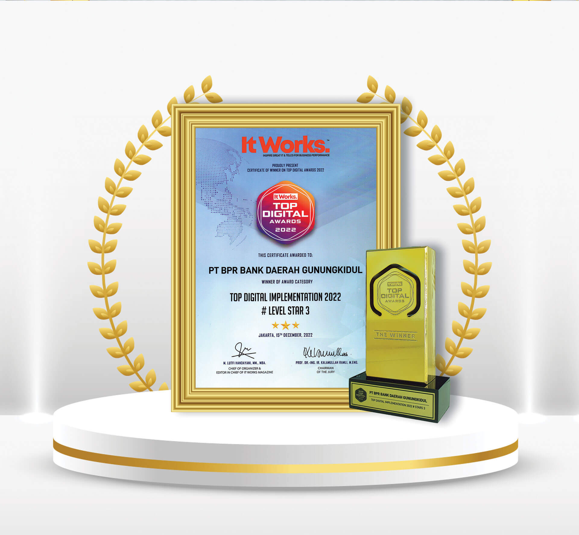 TOP DIGITAL AWARD 2022 “TOP DIGITAL IMPLEMENTATION 2022” LEVEL STAR 3 ...