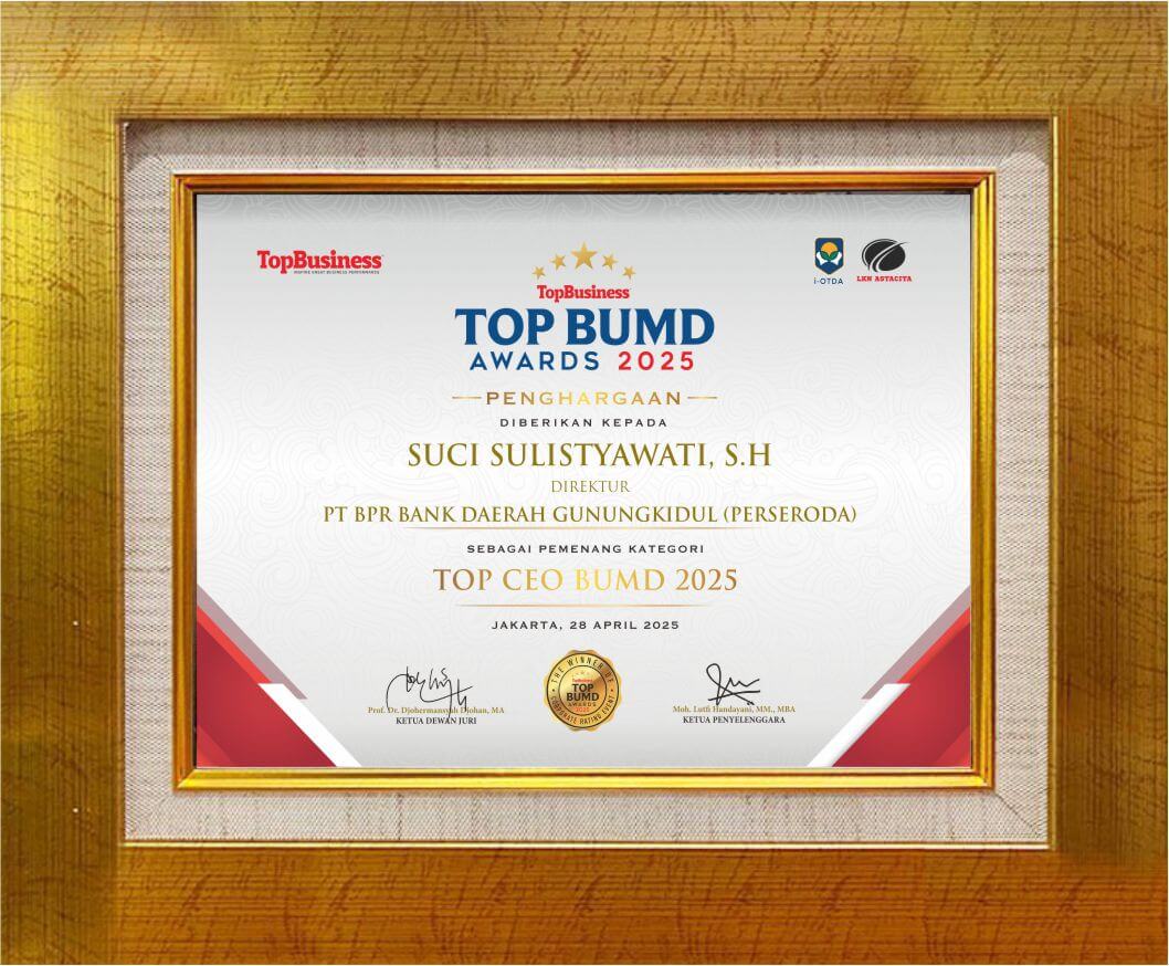 TOP CEO BUMD AWARD 2025 “SUCI SULISTYAWATI” – PT BPR BANK DAERAH ...