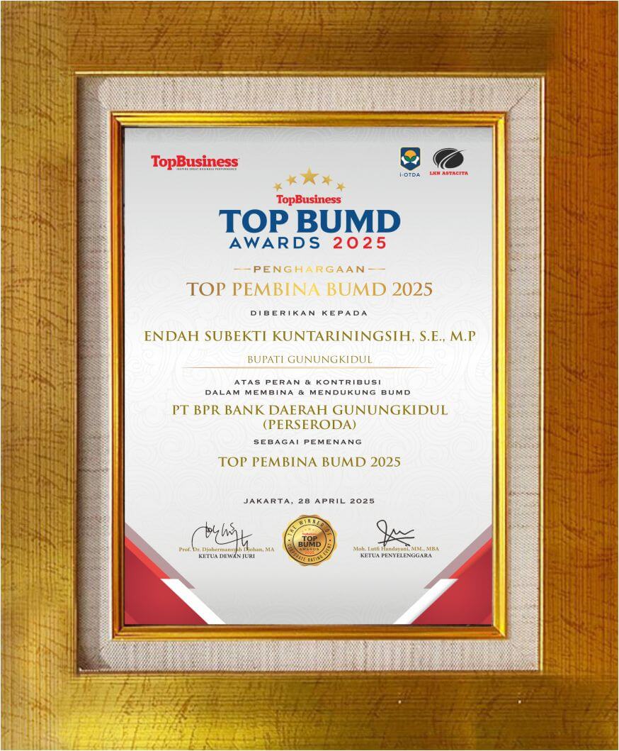 TOP PEMBINA BUMD 2025 “ENDAH SUBEKTI KUNTARININGSIH” – PT BPR BANK ...